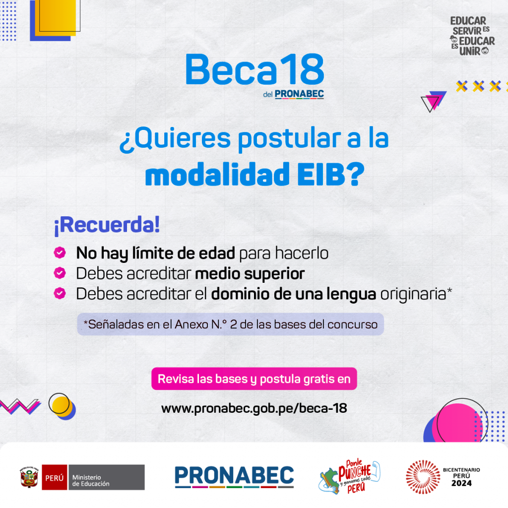 Beca 18 Materiales de difusión – PRONABEC | PROGRAMA NACIONAL DE BECAS ...