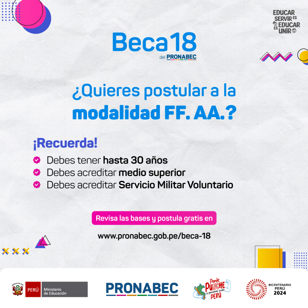 Beca 18 Materiales de difusión – PRONABEC | PROGRAMA NACIONAL DE BECAS ...