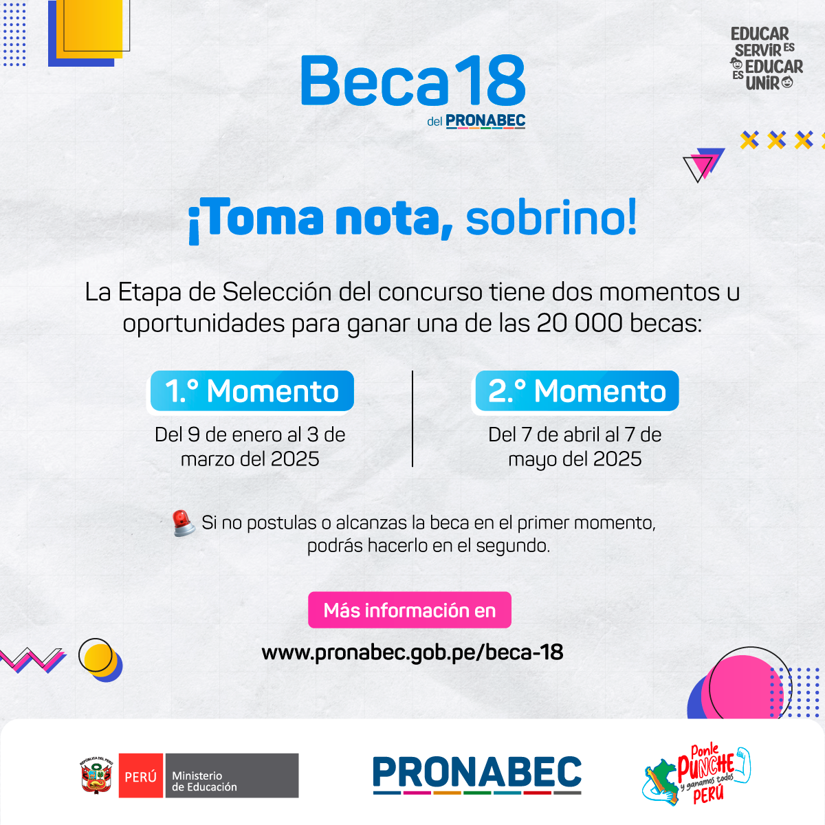 Beca 18 Materiales de difusión – PRONABEC | PROGRAMA NACIONAL DE BECAS ...