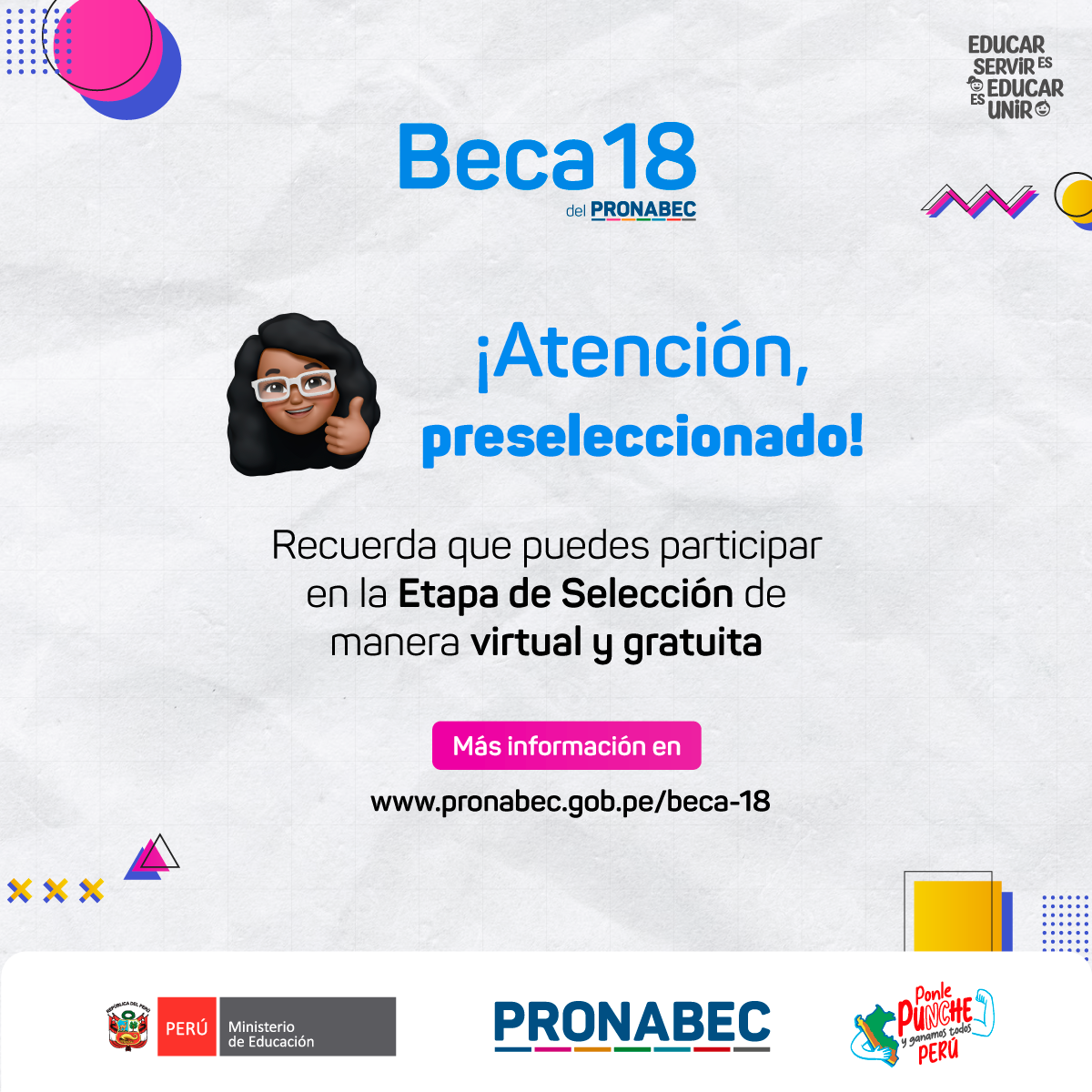 Beca 18 Materiales de difusión – PRONABEC | PROGRAMA NACIONAL DE BECAS ...