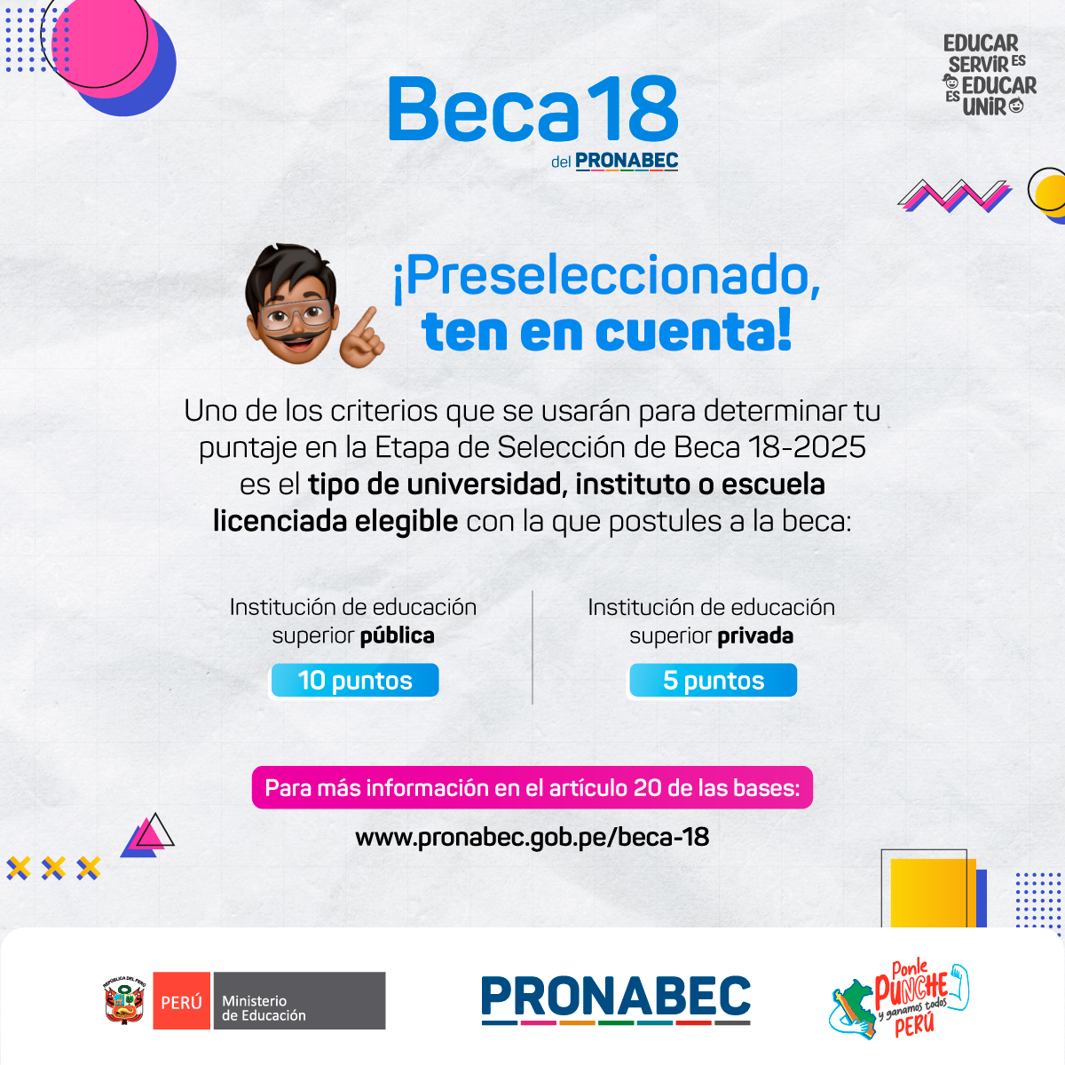 Beca 18 Materiales de difusión – PRONABEC | PROGRAMA NACIONAL DE BECAS ...