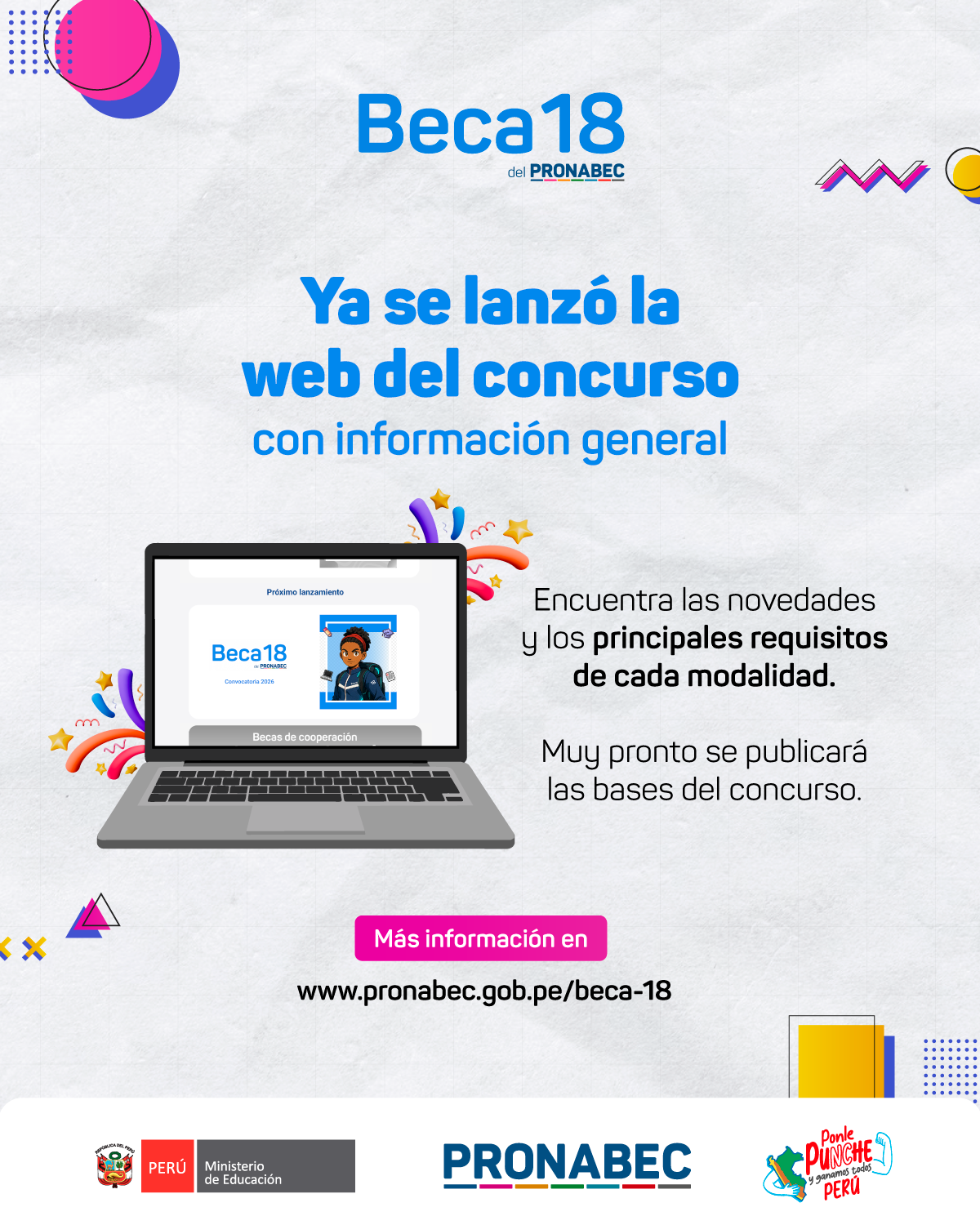 Beca 18 materiales de difusion – PRONABEC | PROGRAMA NACIONAL DE BECAS ...