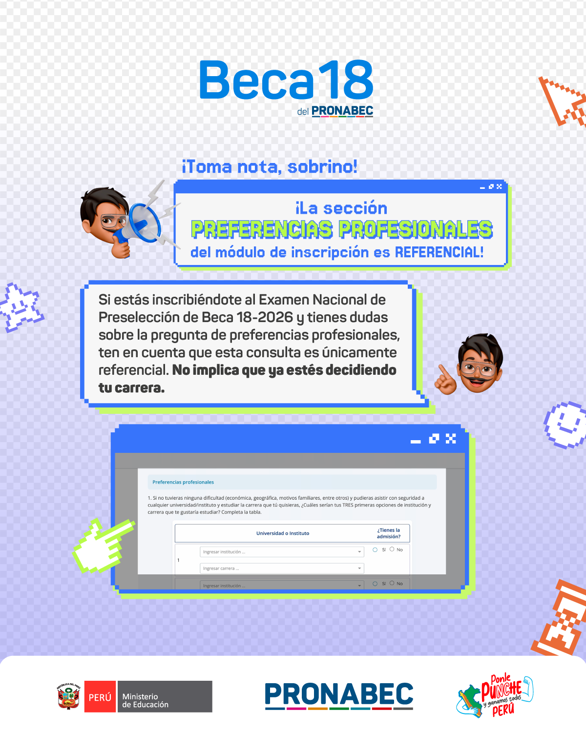 Beca 18 materiales de difusion – PRONABEC | PROGRAMA NACIONAL DE BECAS ...